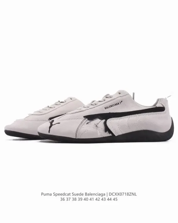 Balenciaga X Puma Ultrasoft Speedcat Worn Vintage Suede Sneakers – Best ...