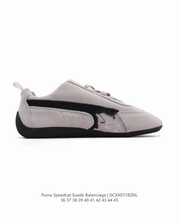 Balenciaga X Puma Ultrasoft Speedcat Worn Vintage Suede Sneakers – Best ...
